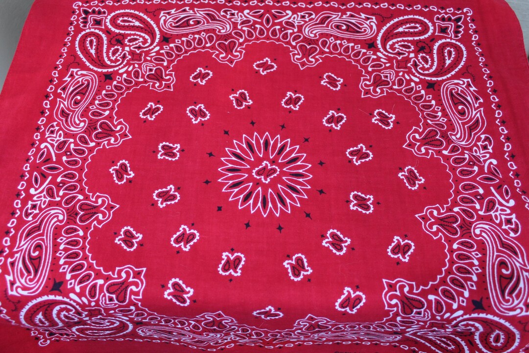 Vintage Hav-a-hank Red Bandana Soft Worn in 20.5" X 20" - Etsy
