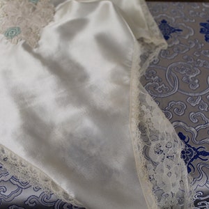 Vintage White Satin/lace Bodysuit/teddie/basque Size M 1980's - Etsy