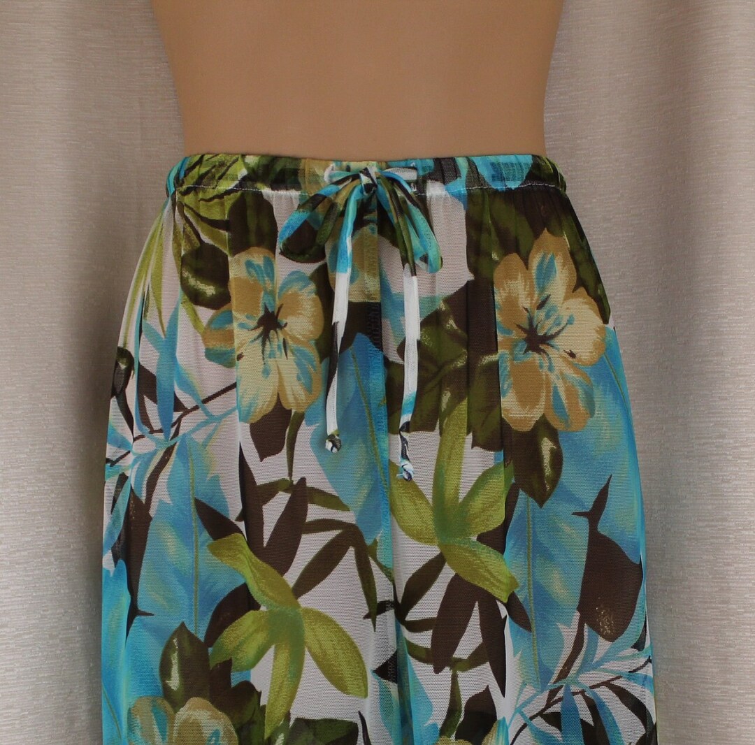 Vintage Bathing Suit Cover Pants/pajama Bottoms Size Medium - Etsy