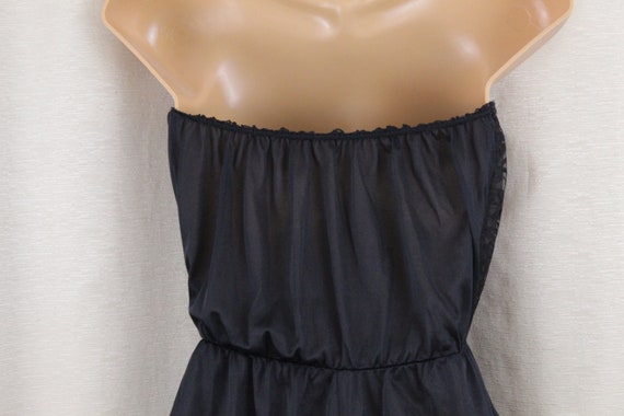 Vintage Spotlight Strapless Black Teddy/Nightie/Onesi… - Gem