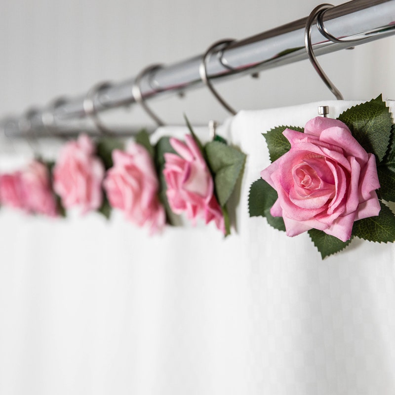 Rose Curtain Rod - Etsy