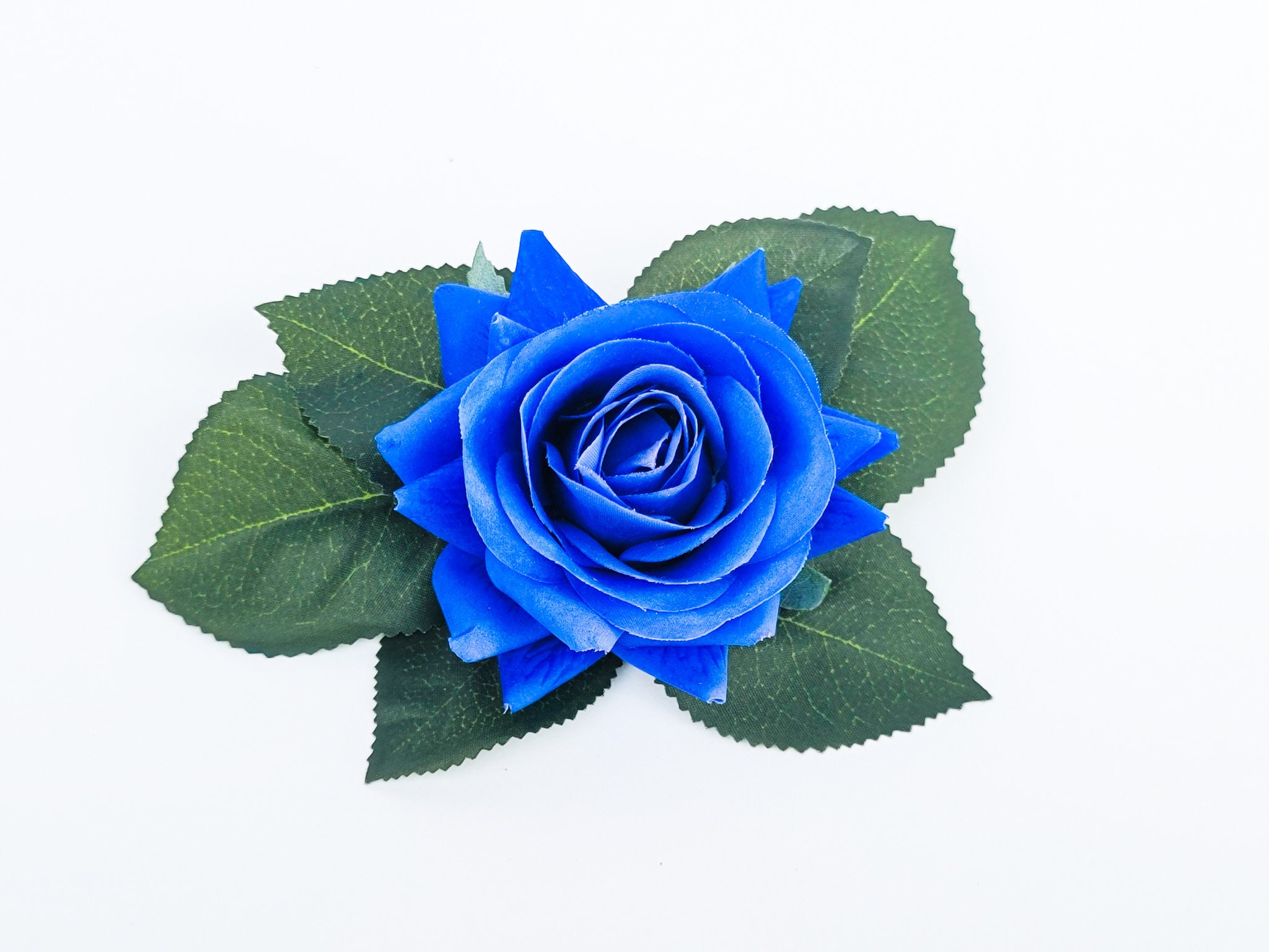 Blue Rose Real Touch Flower Shower Curtain Hook or Ring | Etsy