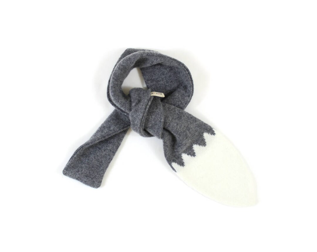 Wolf Tail Scarf - Fun Knit Wool Scarf for Kids - Soft Lambswool Winter ...