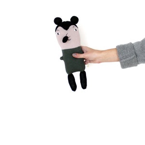 Willie Mouse Soft Knitted Lambswool Toy, Kids Plush - Etsy
