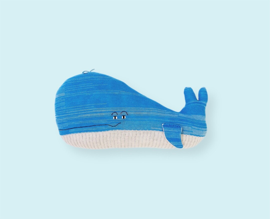 Handmade Merino Wool Whale Plush Toy - Nautical Nursery Decor - Etsy
