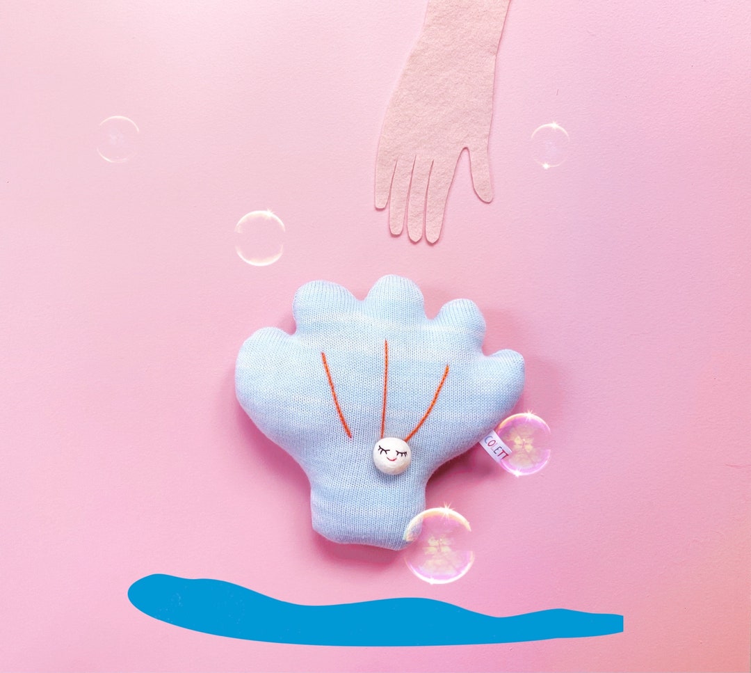 Handmade Merino Wool Seashell Plush: Sassy Shelly Stuffed Animal - Etsy