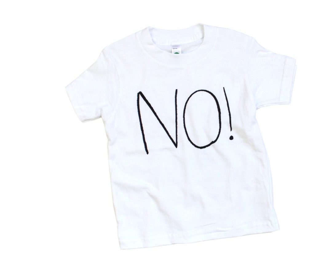 NO! Organic Cotton Shirt - Etsy