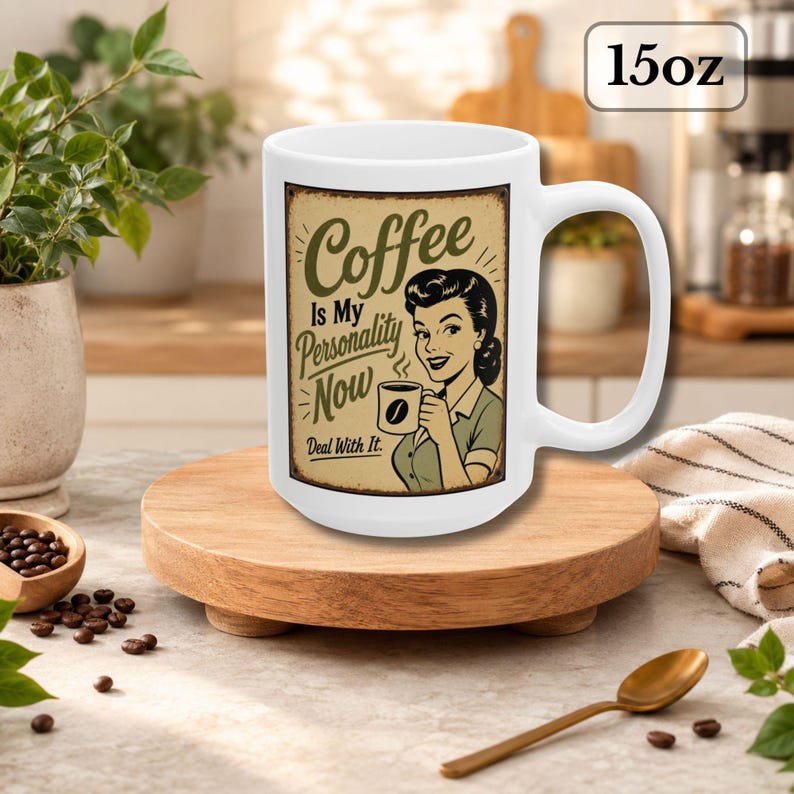 Coffee is My Personality Mug, Funny Coffee Mug, Sassy Gift for Her ...
