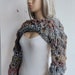 Ready to Ship Funny THICK Lacy Shrug SMALL Size Gray Mix - Etsy