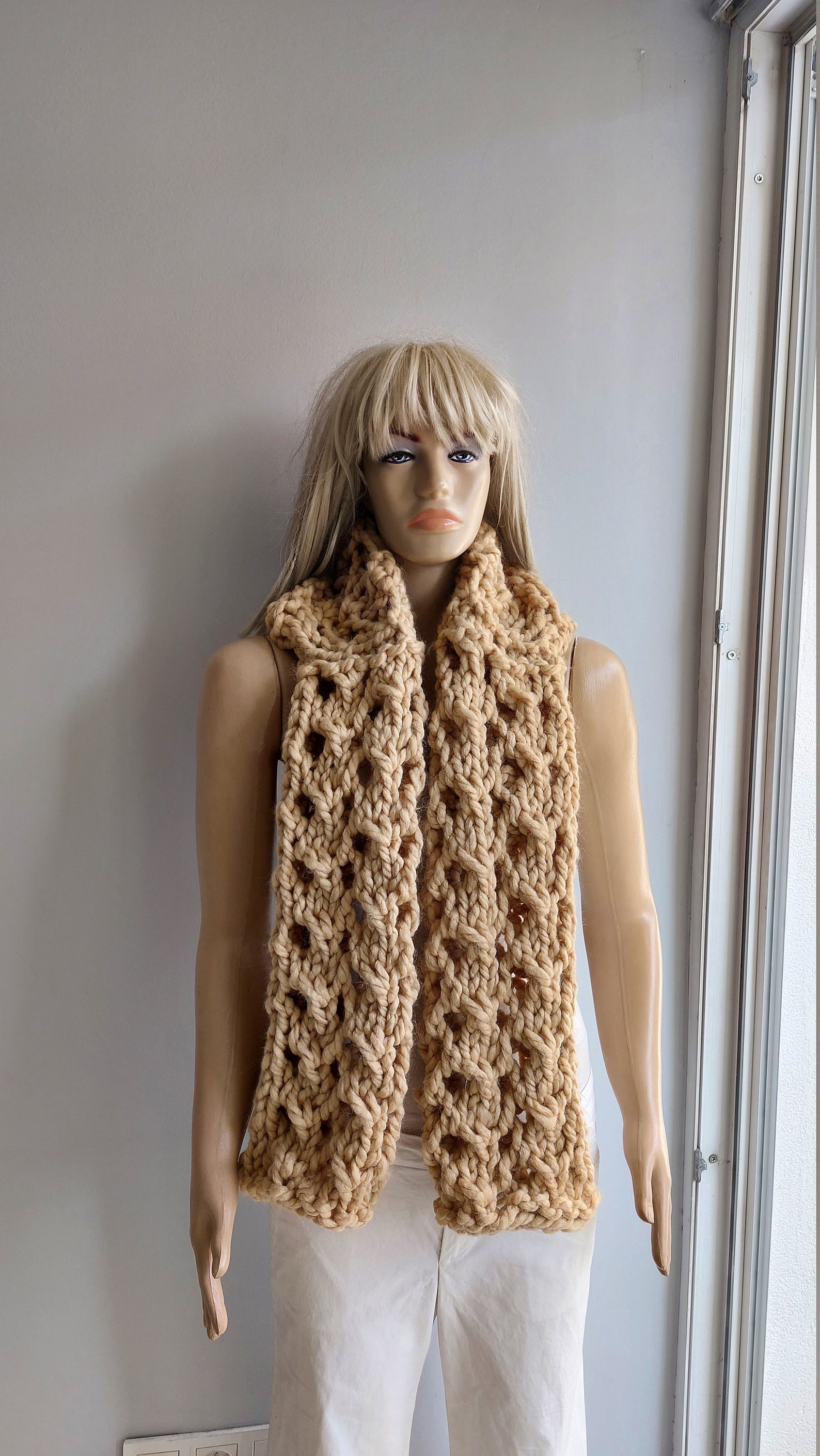 Funny THICK Lacy Shrug Lacy Knit Bolero Long Sleeved Shrug | Etsy