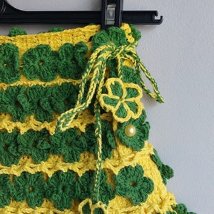 Anatolia Flower Mini, Crochet Short Skirt, Summer Skirt, Inner Layer ...