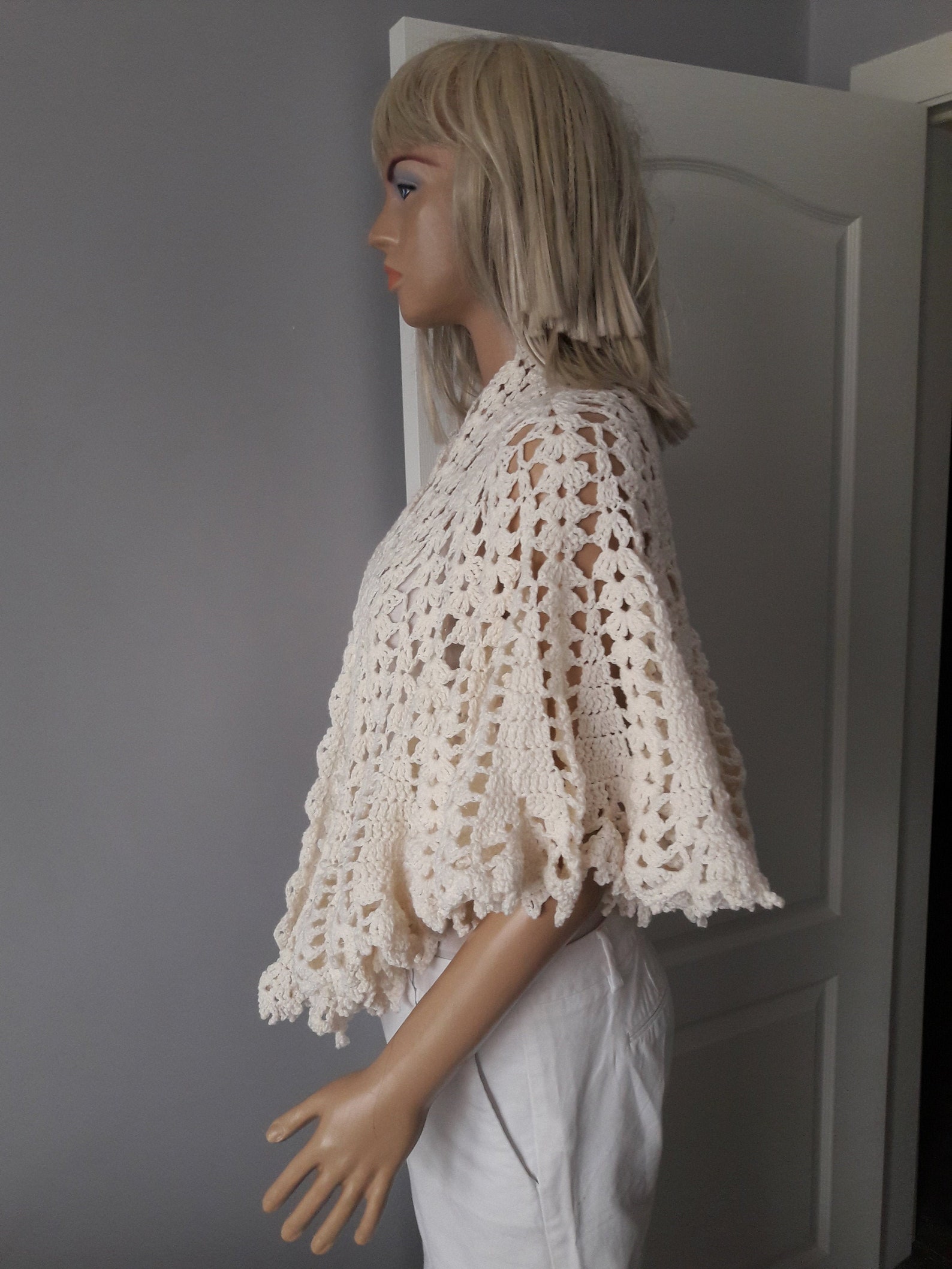 Phoenix Ruffle Wings Frilly Crochet Cape Skirted Ruffle - Etsy