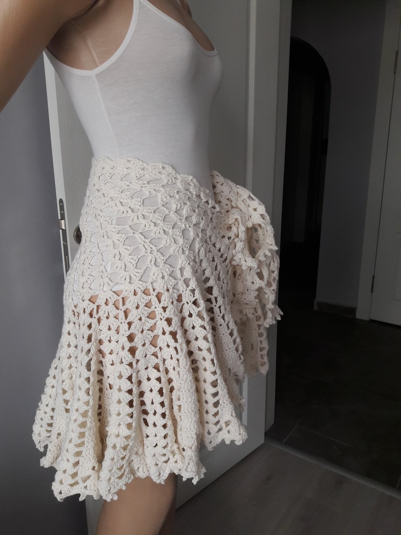 Phoenix Ruffle Wings Frilly Crochet Cape Skirted Ruffle - Etsy