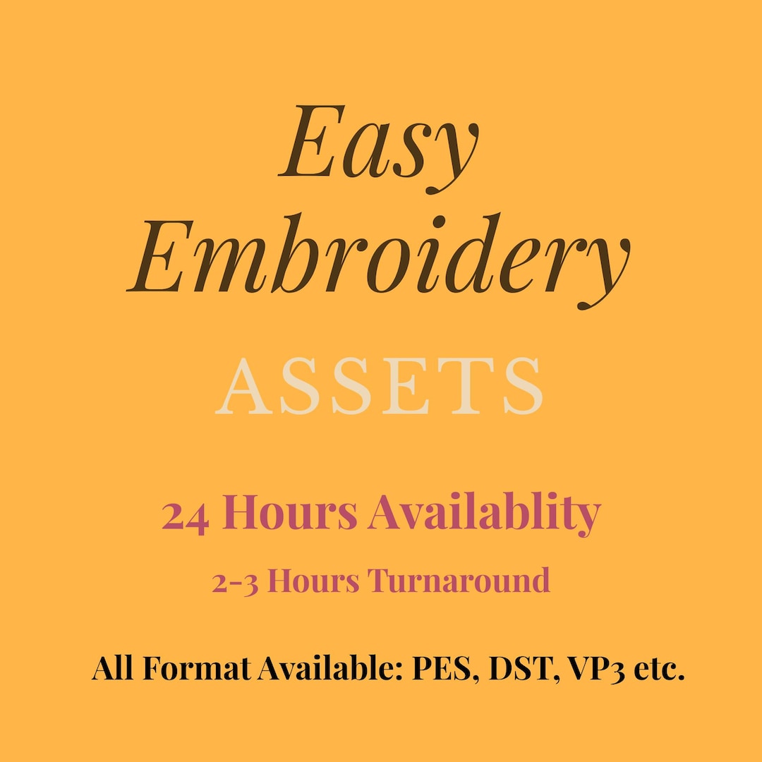 Custom Embroidery Digitizing for Logos | Manual DST PES JEF Files (24hr ...