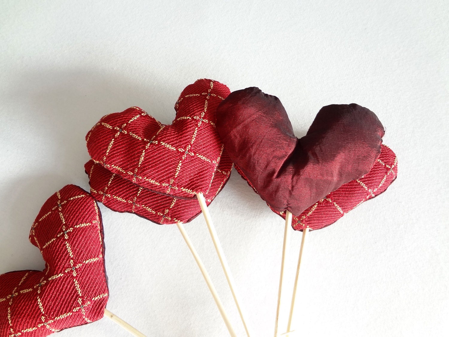 Hearts Bouquet on a Stick for Home Decoration Gift Idea - Etsy