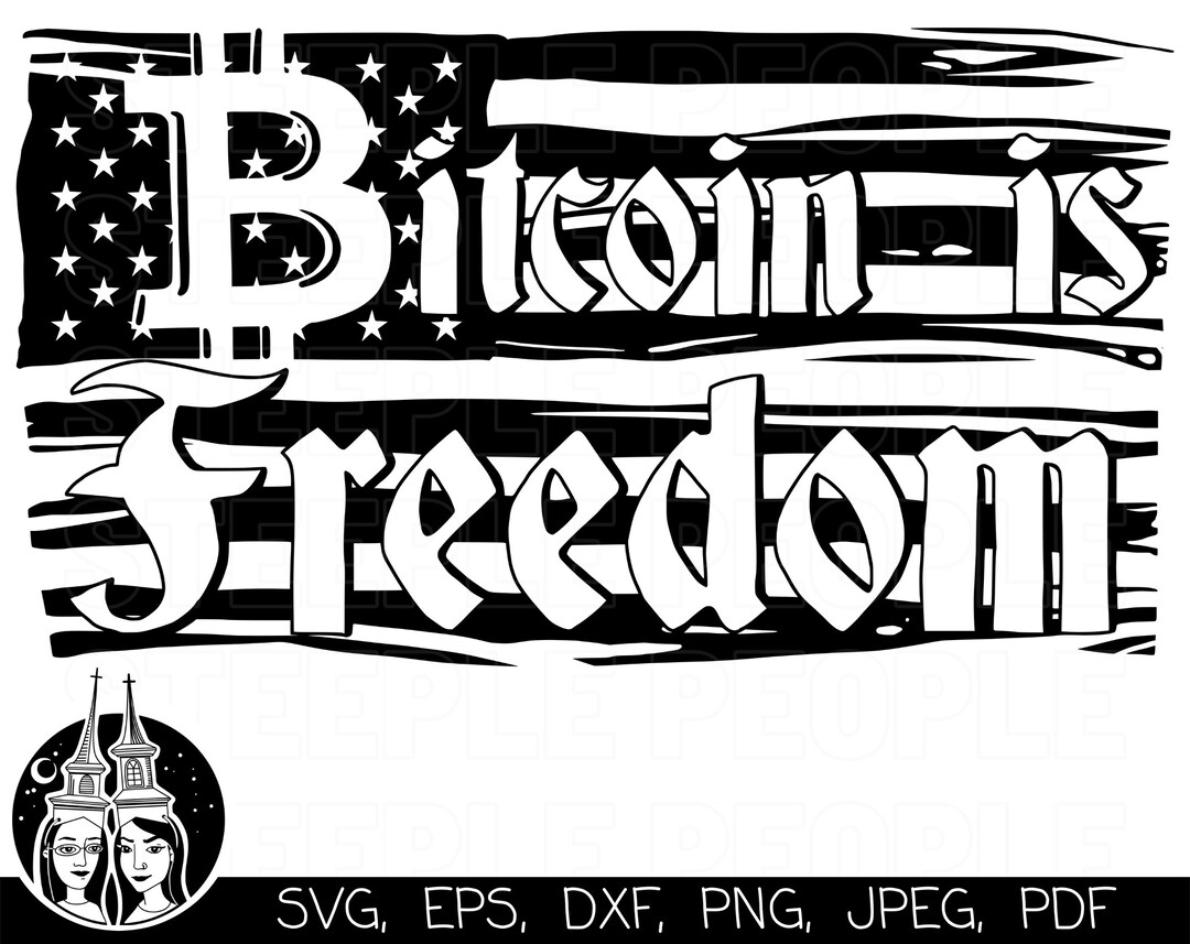 Bitcoin SVG, Crypto SVG, Bitcoin Wall Art Cricut, Silhouette, Digital ...