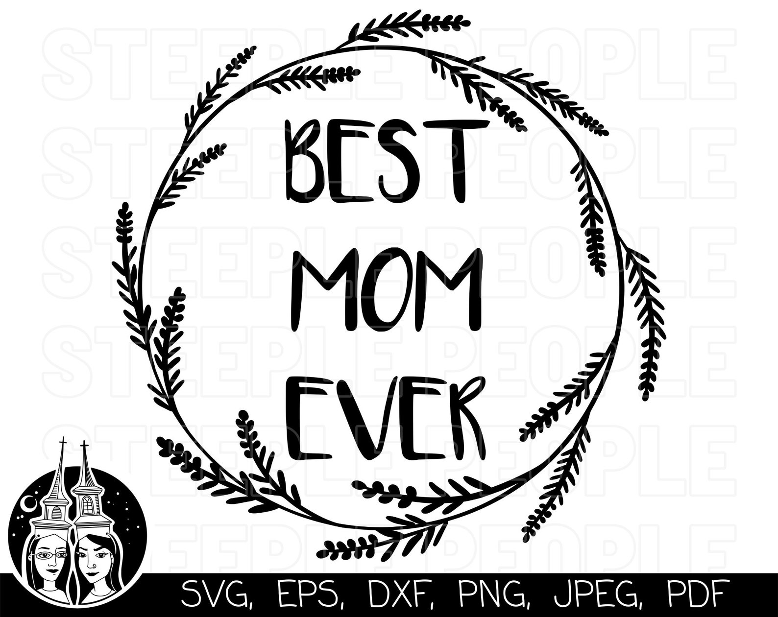 Beste Moeder Ooit SVG Moederdag SVG Gelukkige Moederdag SVG - Etsy België