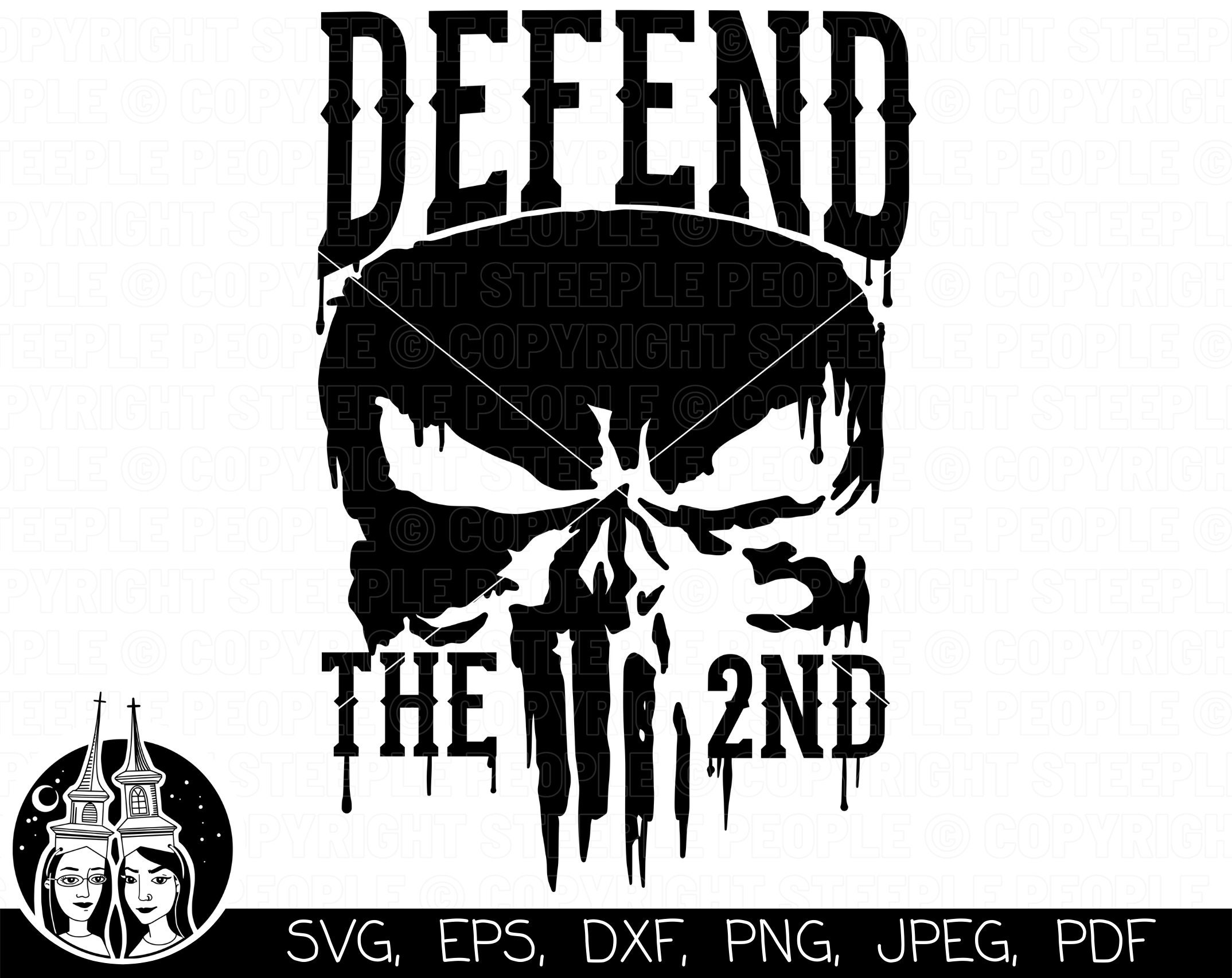 Defend the 2nd SVG Second Amendment SVG Patriotic SVG 2nd | Etsy