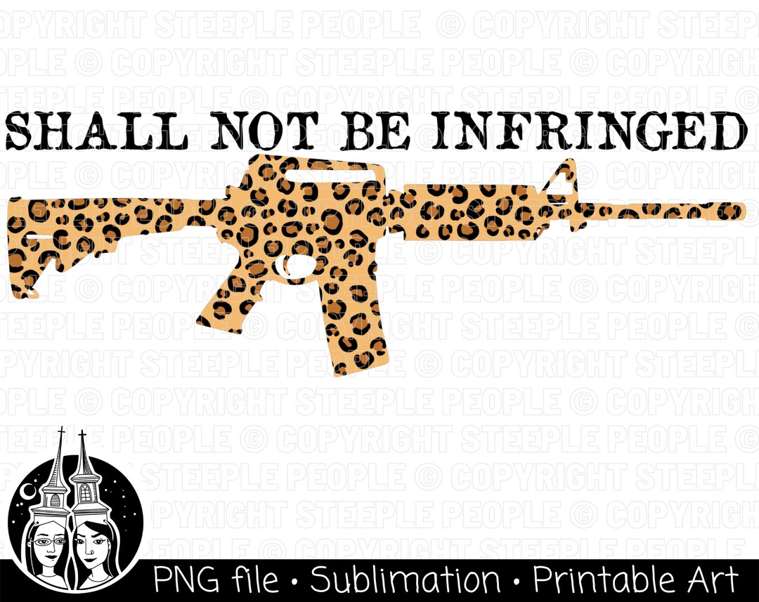 2nd Amendment PNG, AR15 Leopard Print PNG, Conservative Girl PNG ...