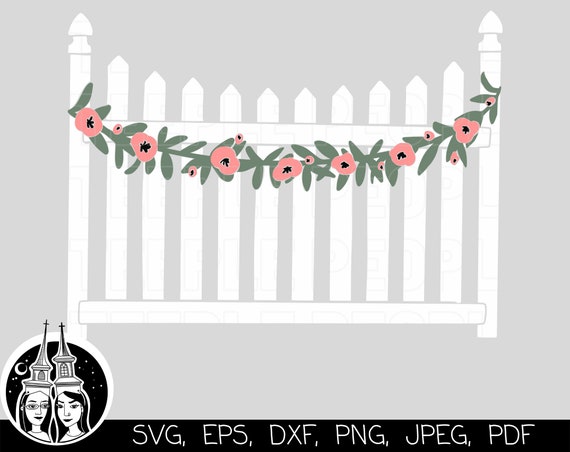 Fence SVG Fence Clipart White Fence SVG Picket Fence SVG | Etsy Canada