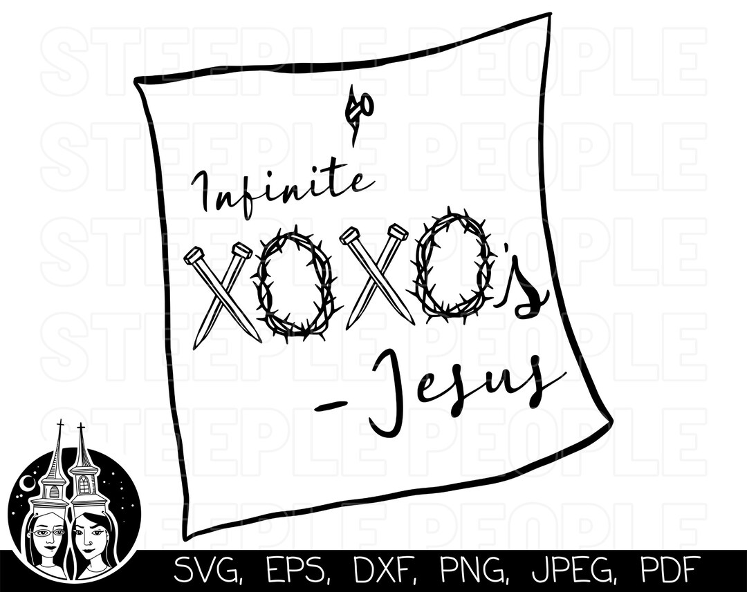 XOXO Svg, XOXO Jesus Svg , XOXO Love Letters Svg | Cricut, Silhouette ...