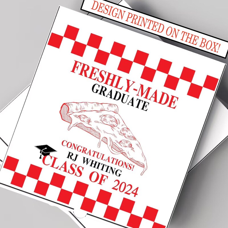 Graduation Pizza - Etsy