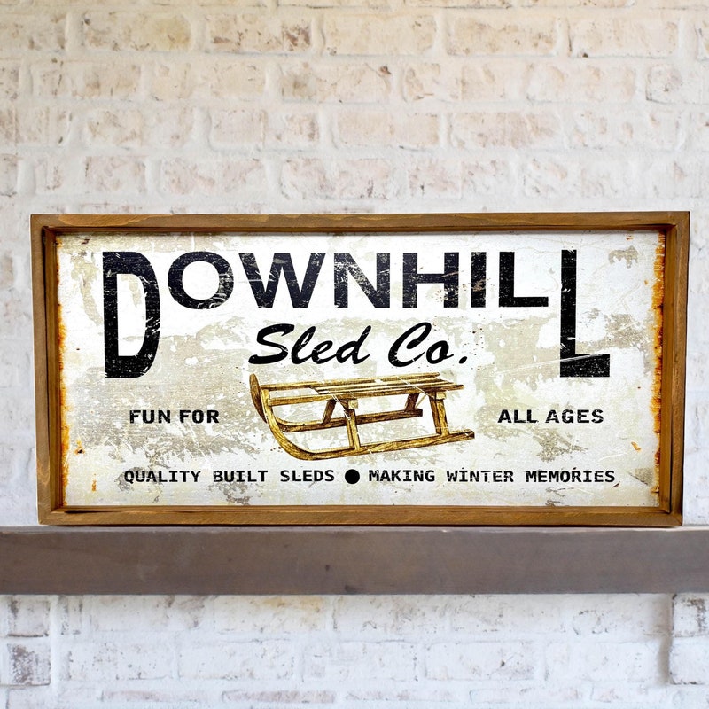 Winter Wood Sign - Etsy