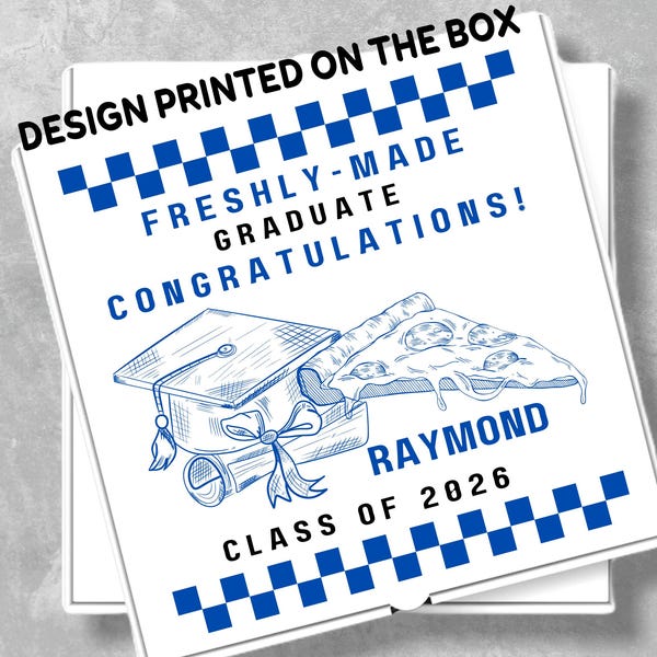 Graduation Pizza - Etsy