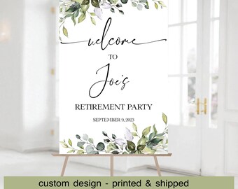 Retirement Party Welcome Sign With Photo for Women, Happy Retirement ...