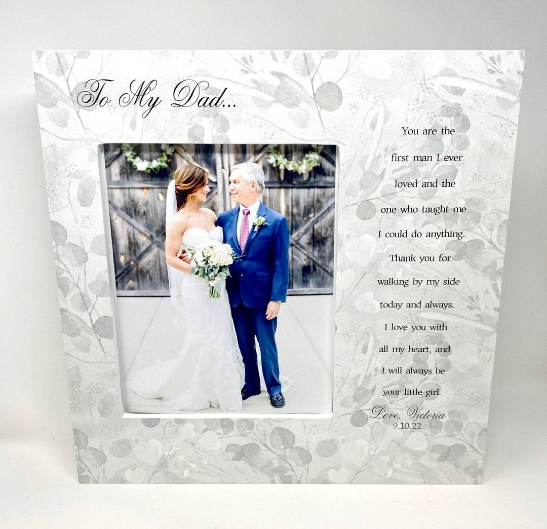 Wedding Gift for Father of the Bride, Wedding Gift for Dad, Custom ...