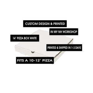 Personalized Custom PIZZA BOX, Pizzeria, Pizza Lover Gift, House Pizza ...
