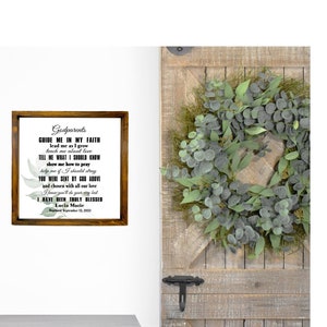 Godparent Gift, Personalized Godparent Sign, Gift for Godparents ...