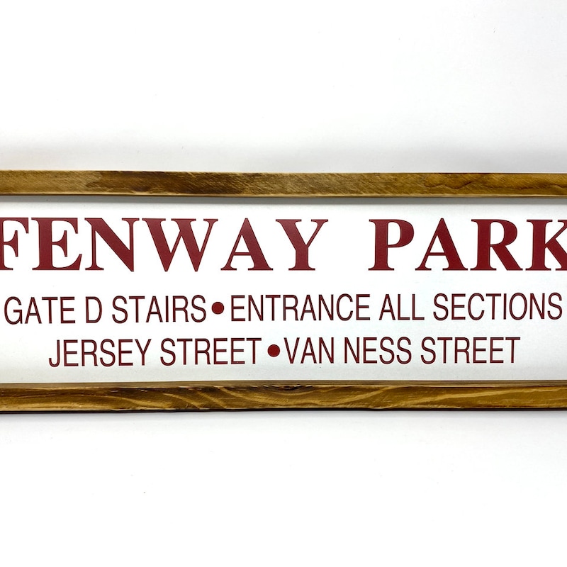 Fenway Park Sign - Etsy