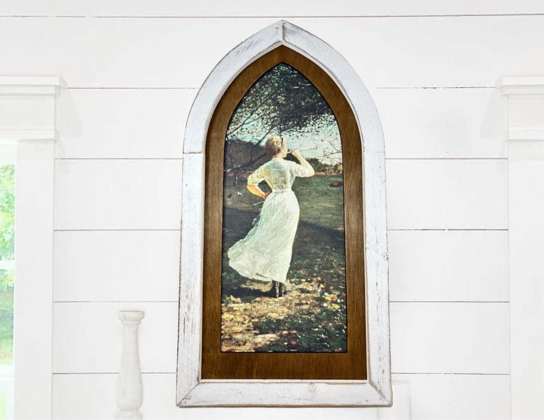 Spring Decor, Vintage Spring Sign, Farmhouse, Rustic, Arched Window - Etsy