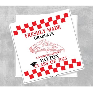 Personalized Graduation Party Custom PIZZA BOX, Graduation 2025 - Etsy