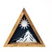 Boho Sign Boho Decor Boho Wall Art Triangle Sun Mountains - Etsy