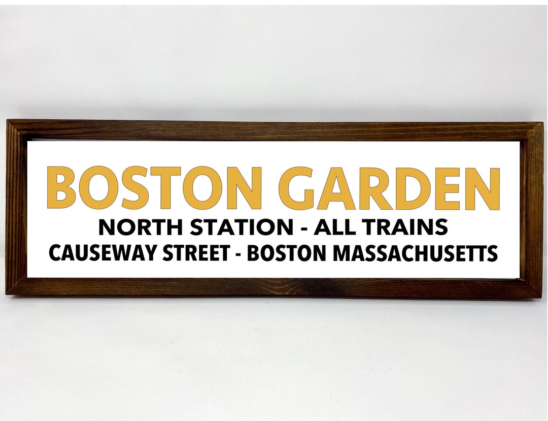 Boston Garden Sign, New England Sports Fan, Boston Bruins Sign, Sports ...