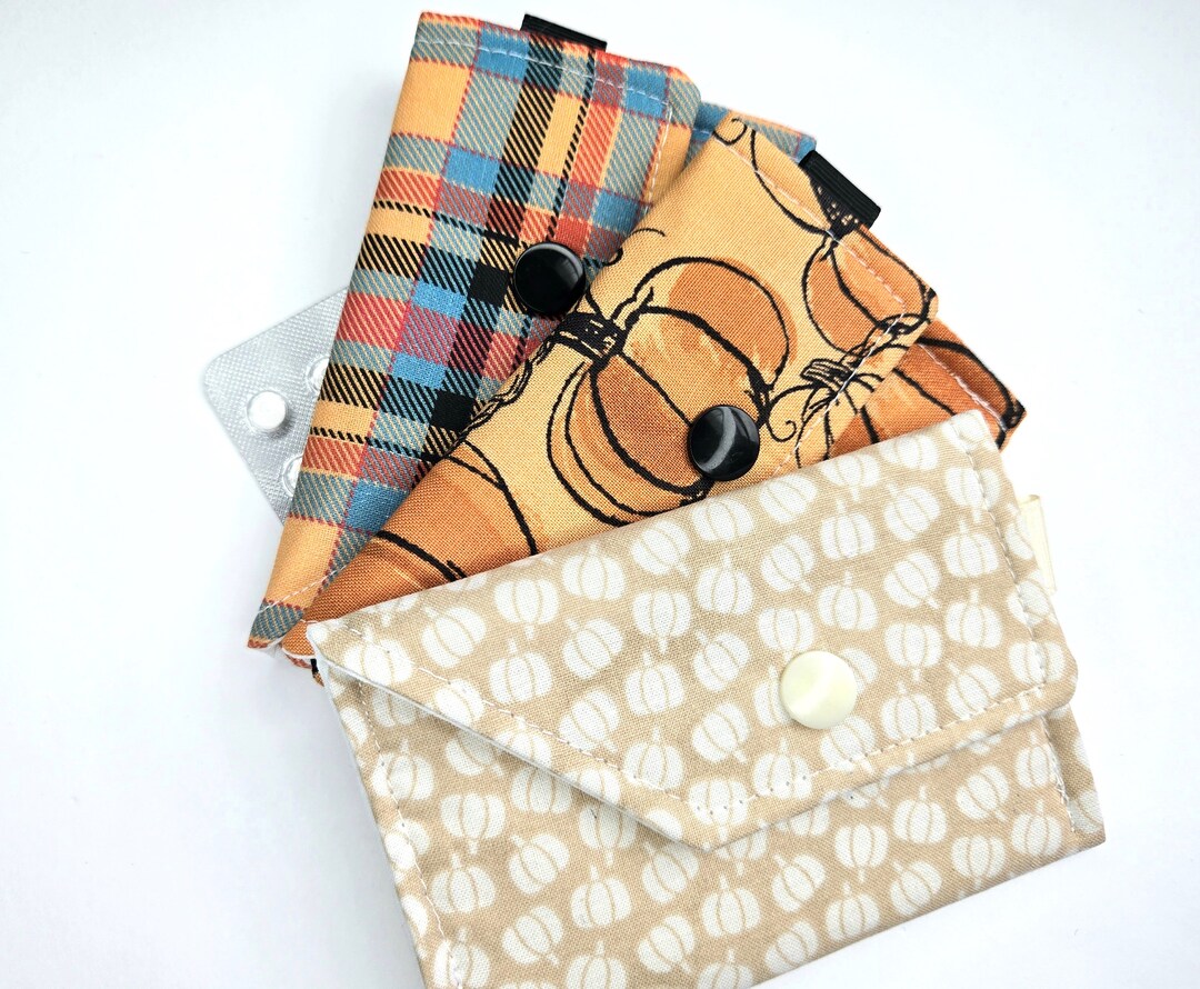 Fall is Here Birth Control Case or Multi Purpose Case- Pumpkins and ...