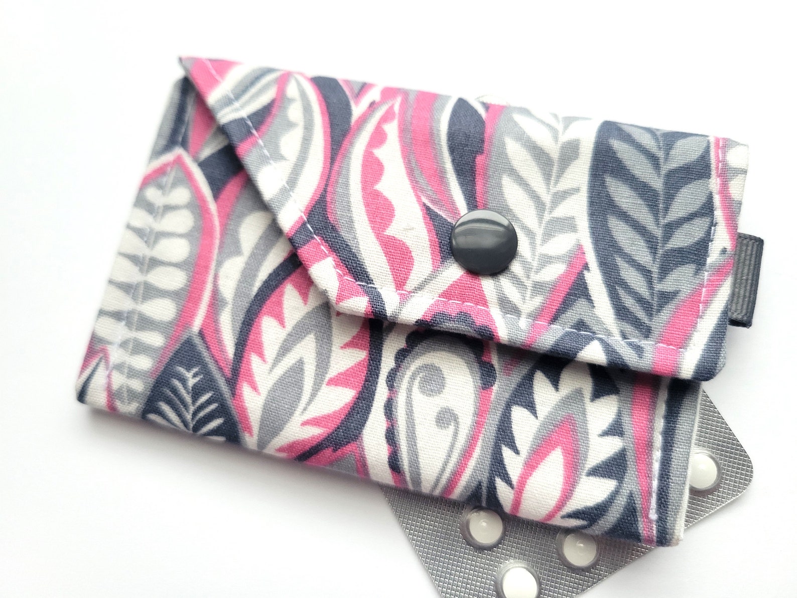 Birth Control Case or Multi Purpose Case- Feathers and Hummingbirds - Etsy