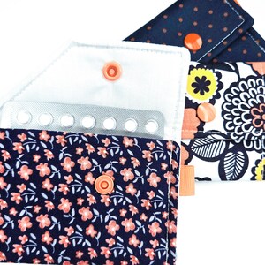 Birth Control Case or Multi Purpose Case- Orange Flowers - Etsy