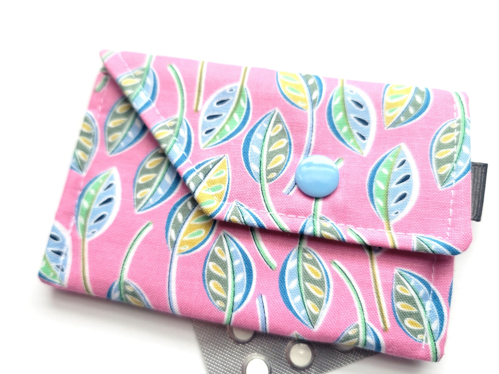 Birth Control Case or Multi Purpose Case- Feathers and Hummingbirds - Etsy