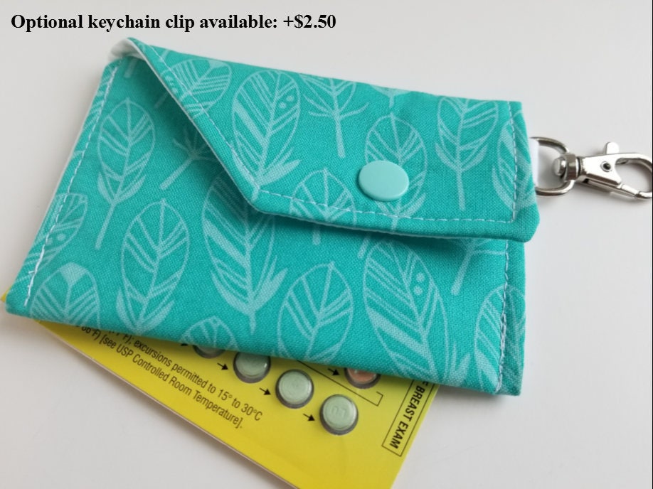 Birth Control Case With Snap Closure - Dots and Pinks - Etsy