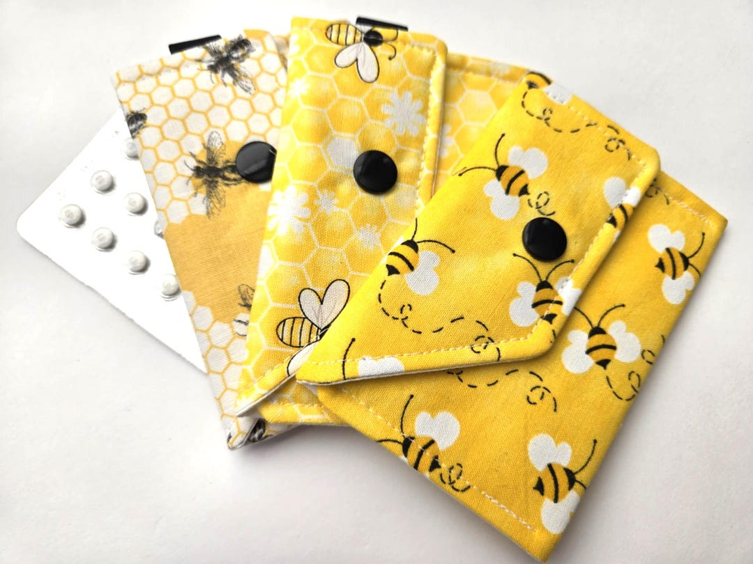 Bee Cases Birth Control Case Sleeve With Snap Closure - Bees and Bees ...