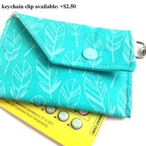 Birth Control Case or Multi Purpose Case- Pink and Red Flowers - Etsy