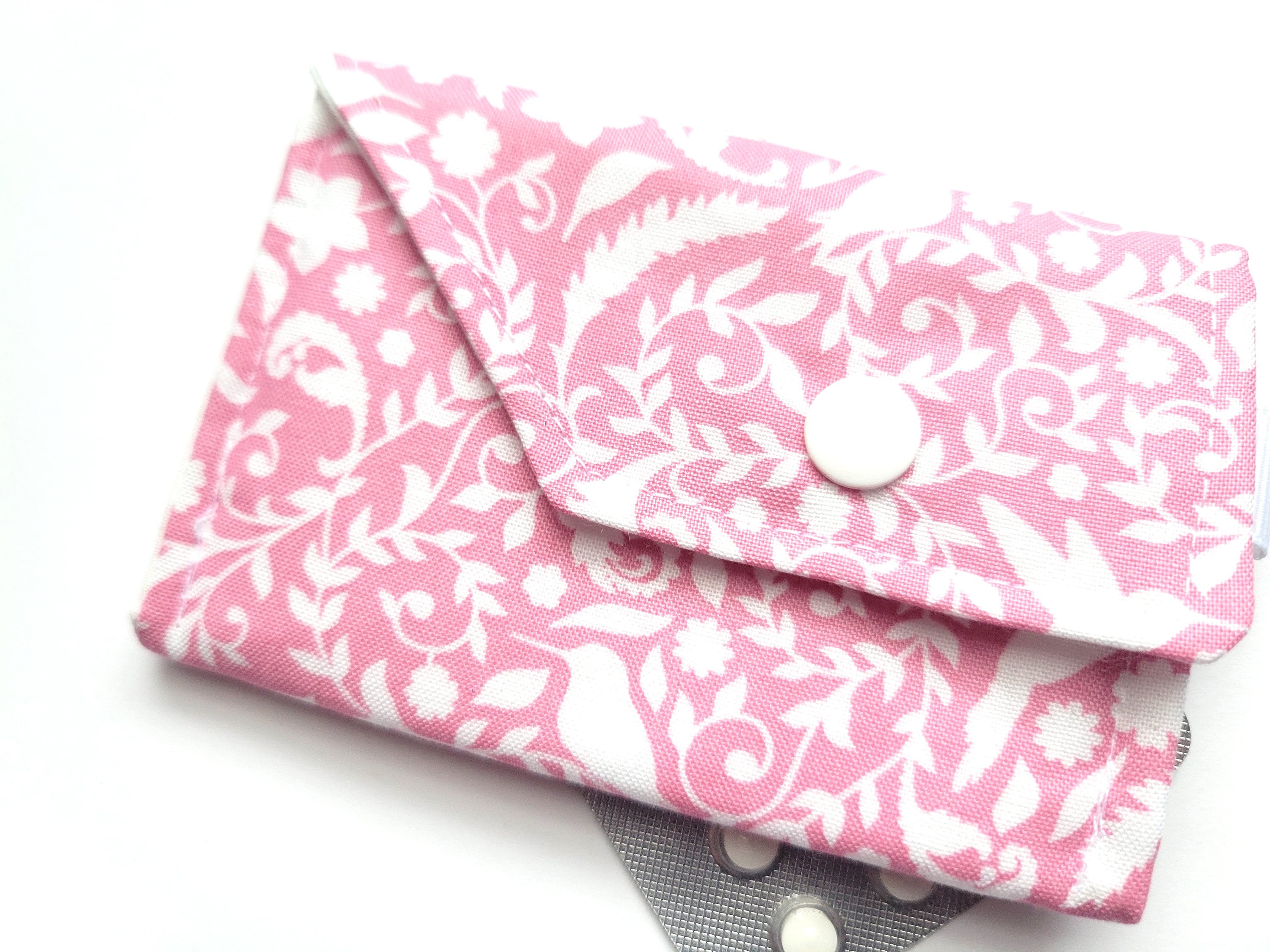 Birth Control Case or Multi Purpose Case- Feathers and Hummingbirds - Etsy