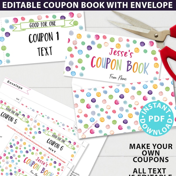 Coupon Book - Etsy