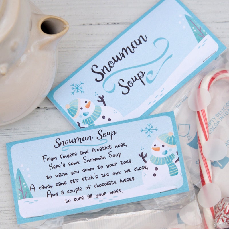Snowman Soup - Etsy