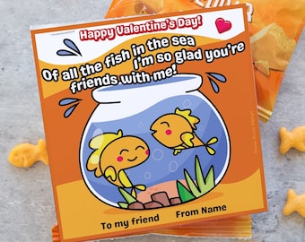 Of All the Fish in the Sea, I Am Glad You're Friends With Me, Valentine ...