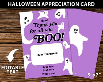 Employee Thank You Staff Appreciation Card Employee - Etsy