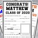 Graduation Mad Libs Printable, Advice Card, High School Graduation ...